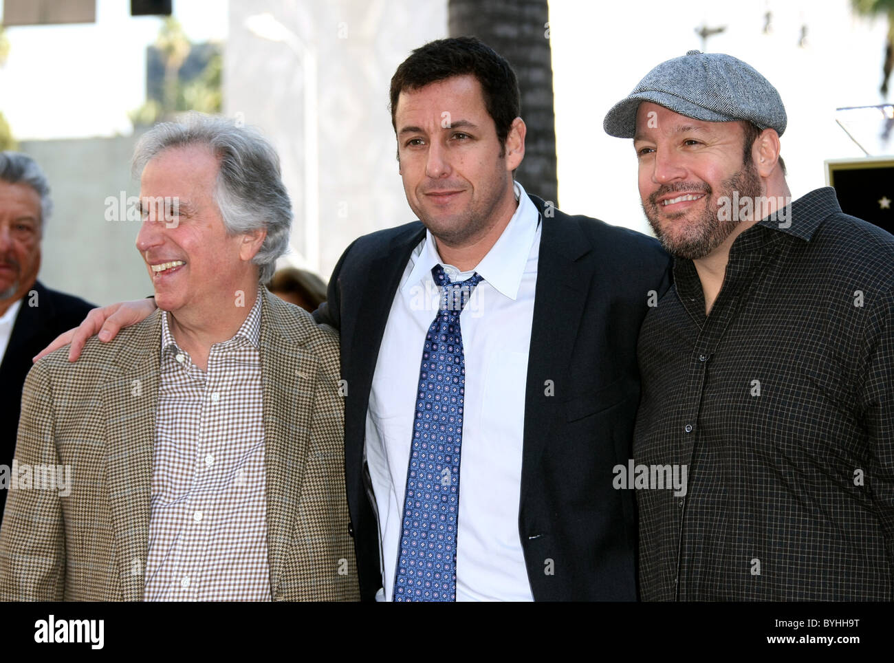 HENRY WINKLER ADAM SANDLER KEVIN JAMES ADAM SANDLER HONORED WITH A STAR ...