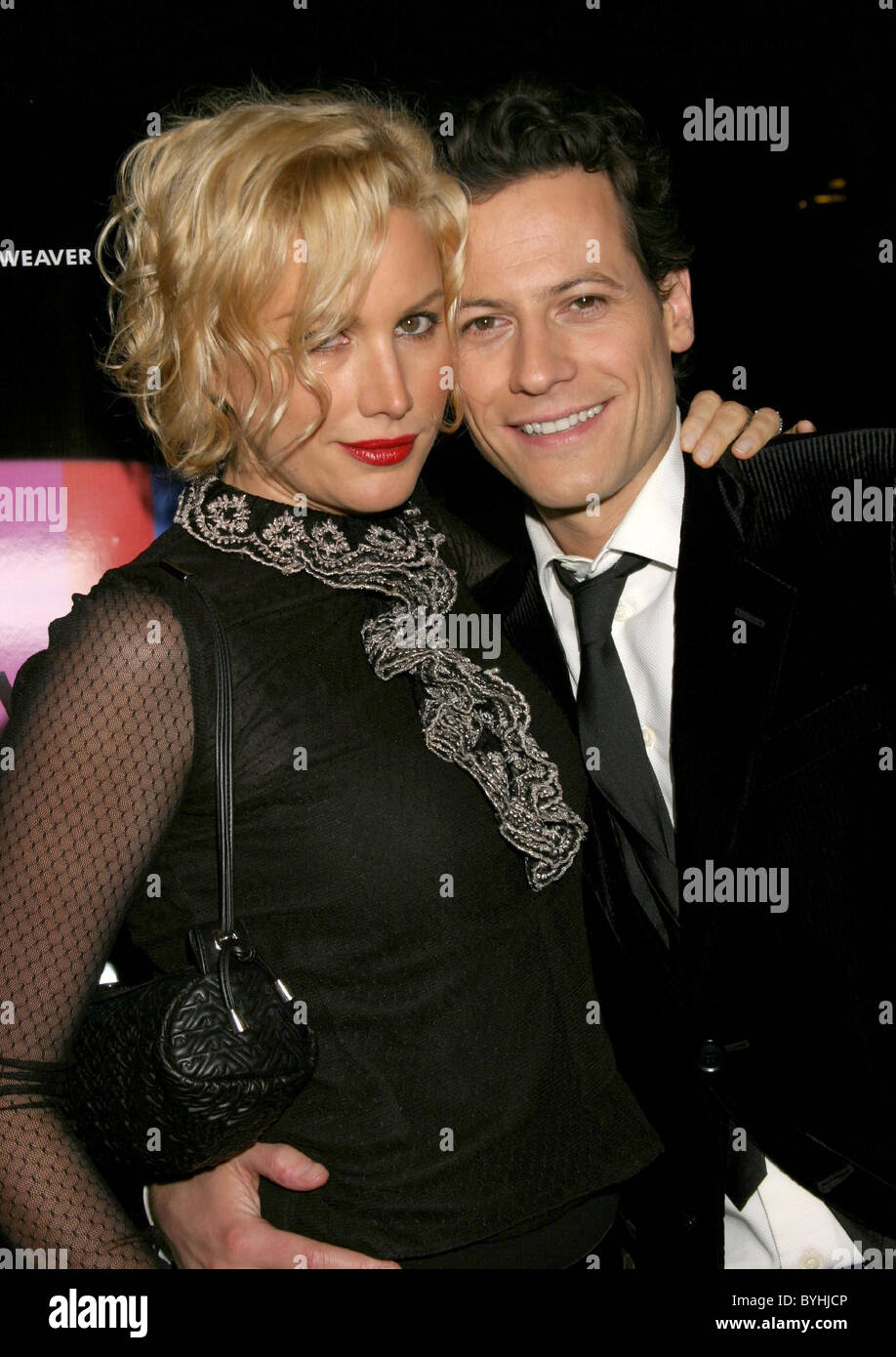 Alice Evans and Ioan Gruffudd Los Angeles premiere of 'TV Set' held at ...