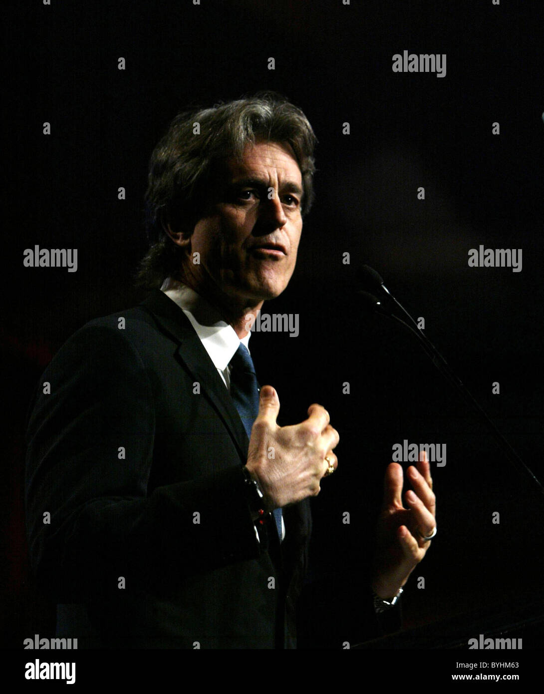 Bobby Shriver speaking at The 4th Annual Alzheimers Gala held at the ...