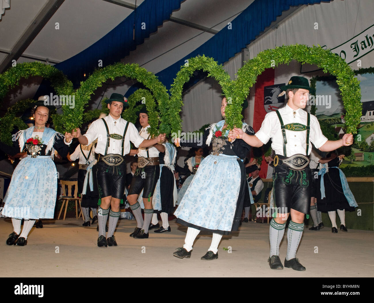 Bavarian Folk Dancers Schuhplattler High Resolution Stock Photography ...
