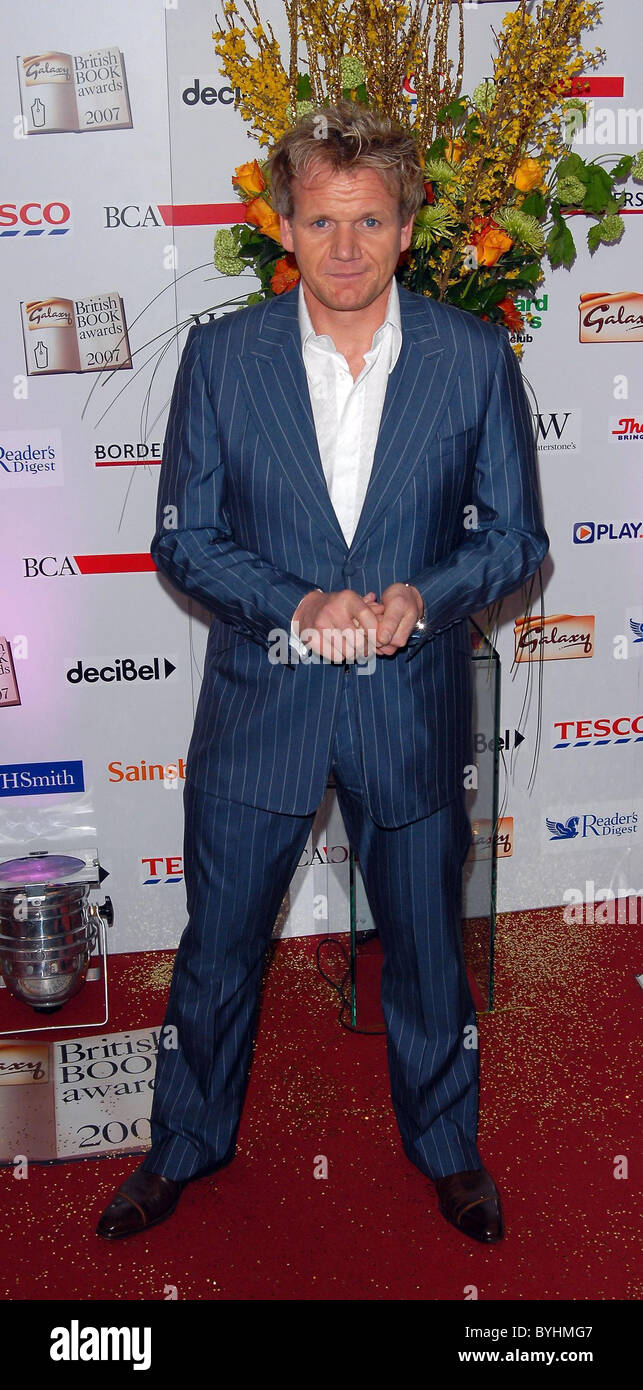 Gordon Ramsay Galaxy British Book Awards held at the Grosvenor House ...