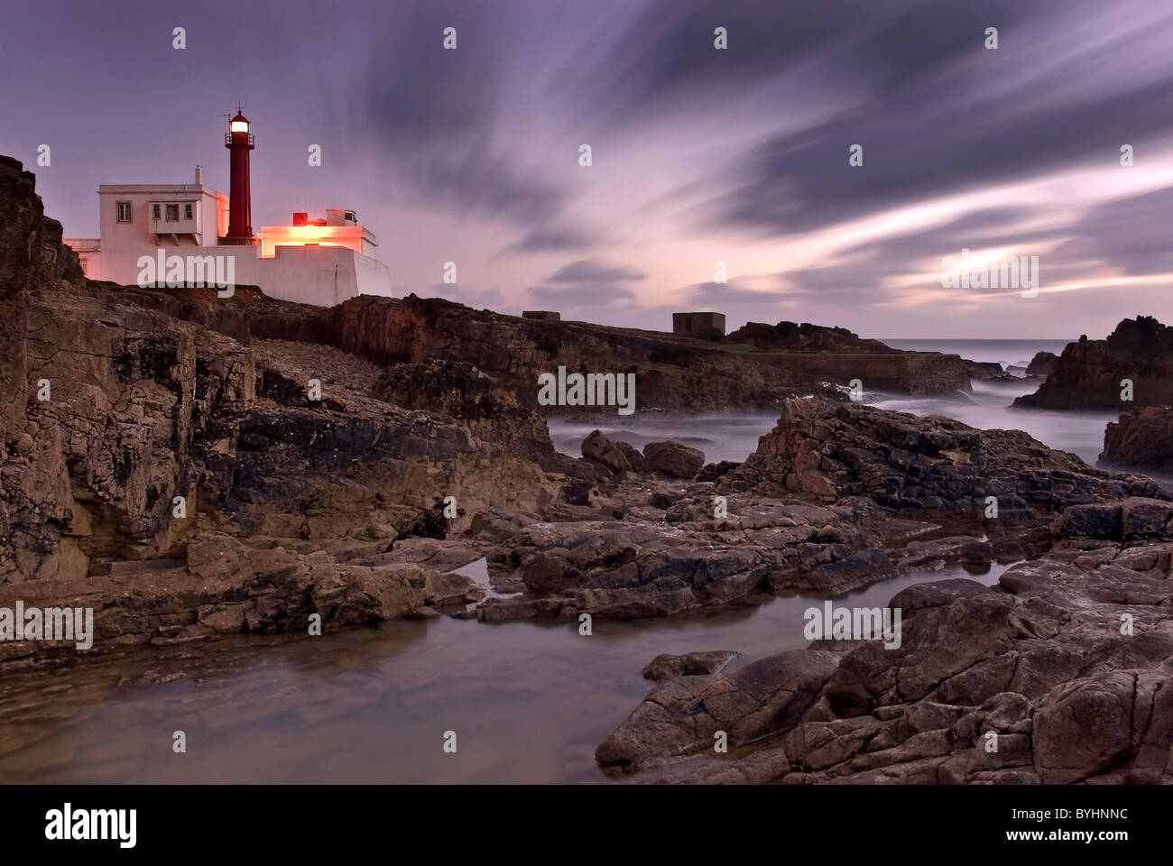 Cabo Raso lighthouse, Guincho- Portugal Stock Photo - Alamy