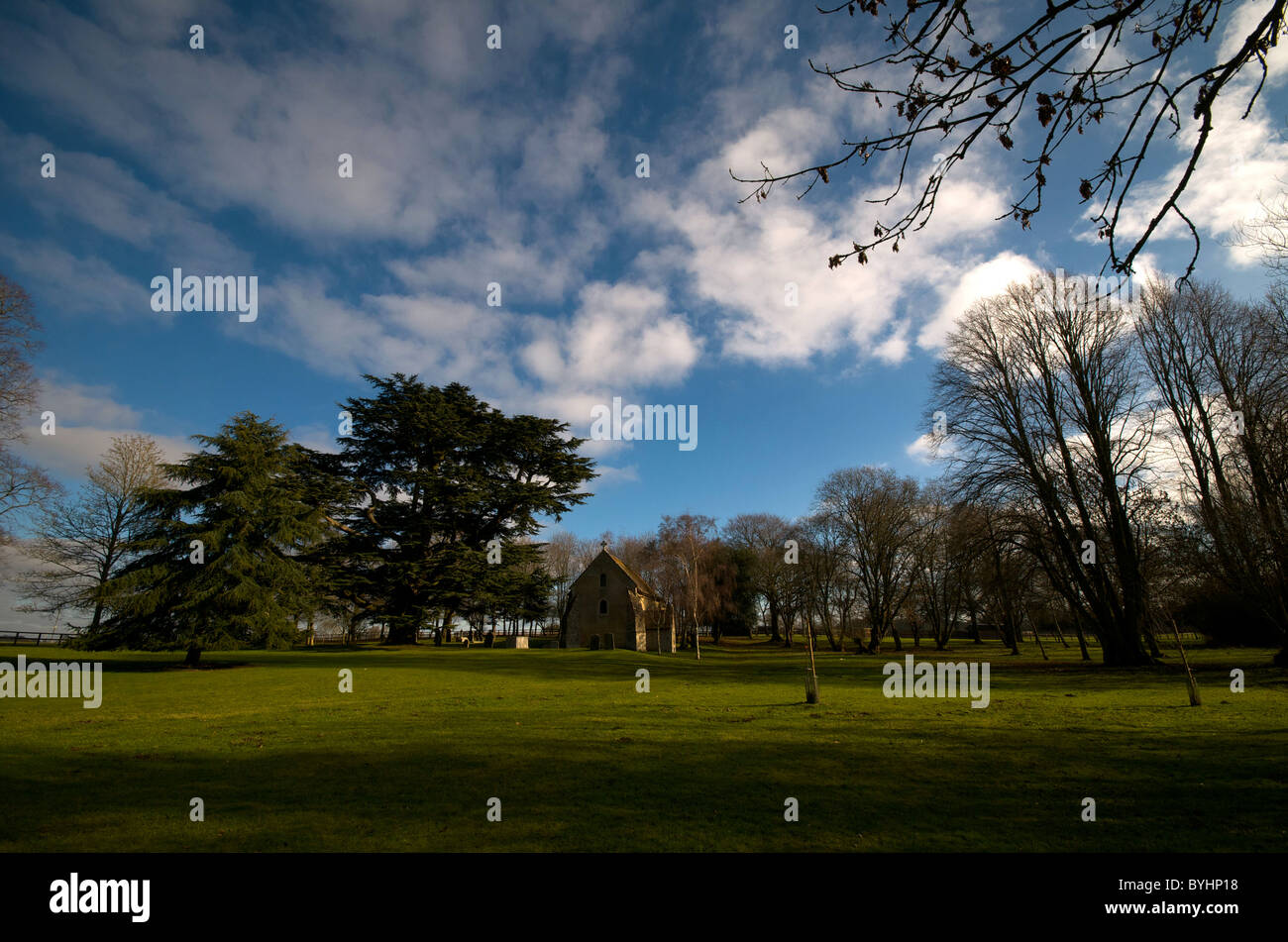 Avington Church Berkshire UK Stock Photo - Alamy