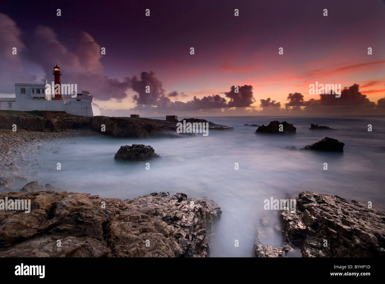 Cabo Raso lighthouse, Guincho- Portugal Stock Photo - Alamy
