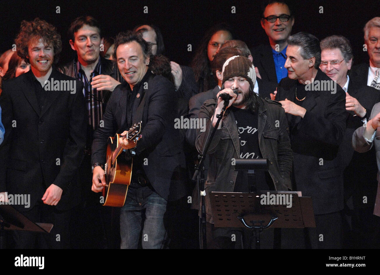Bruce Springsteen with musical gusests All-Star Tribute Concert to ...