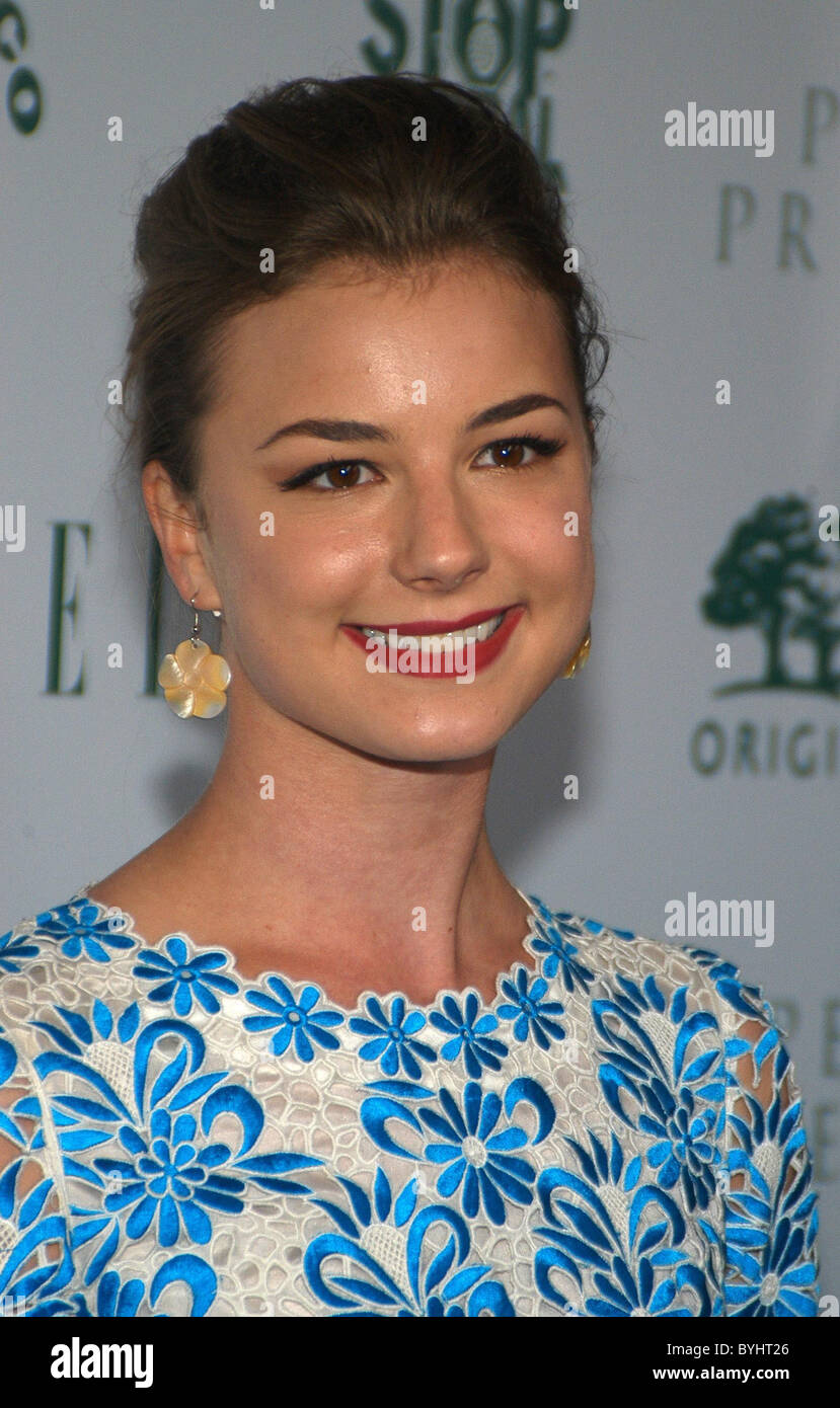 Emily VanCamp ELLE hosting the launch of the College Campus Bus tour at ...
