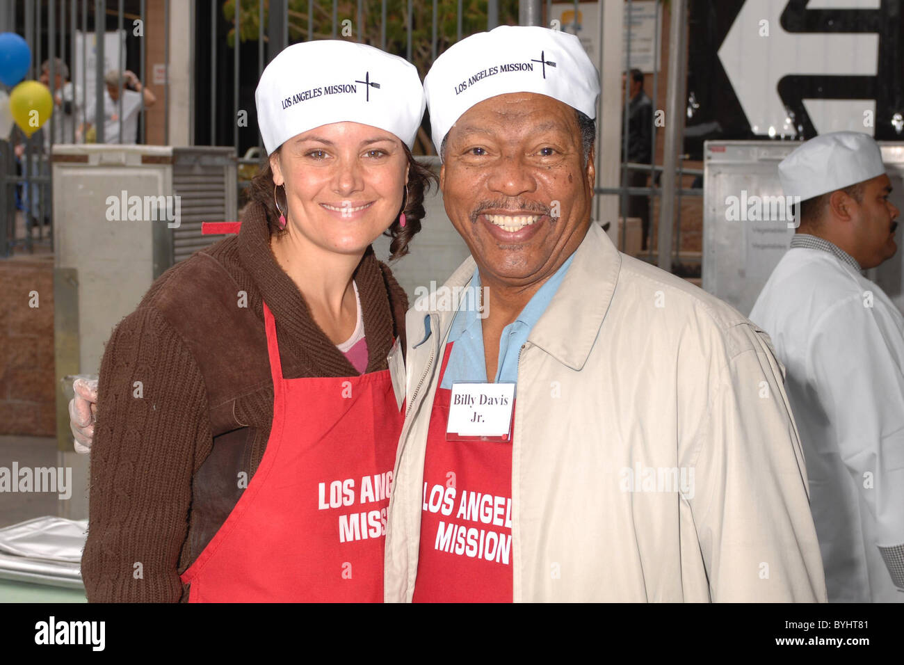 Darcy Halsey, Billy Davis Jr. Los Angeles Mission's Annual Easter ...