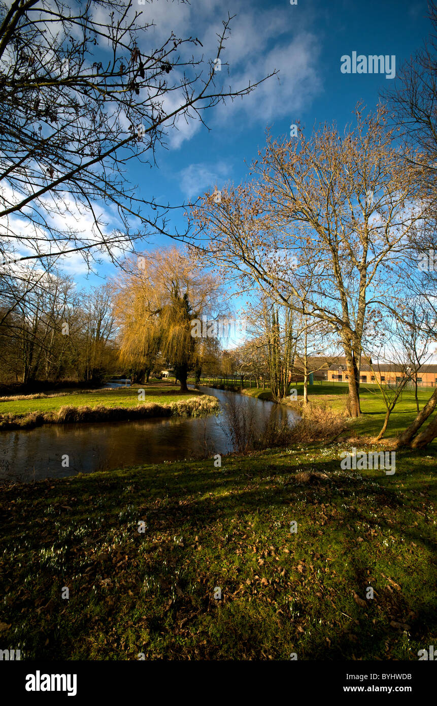 Avington Church Berkshire UK Stock Photo - Alamy