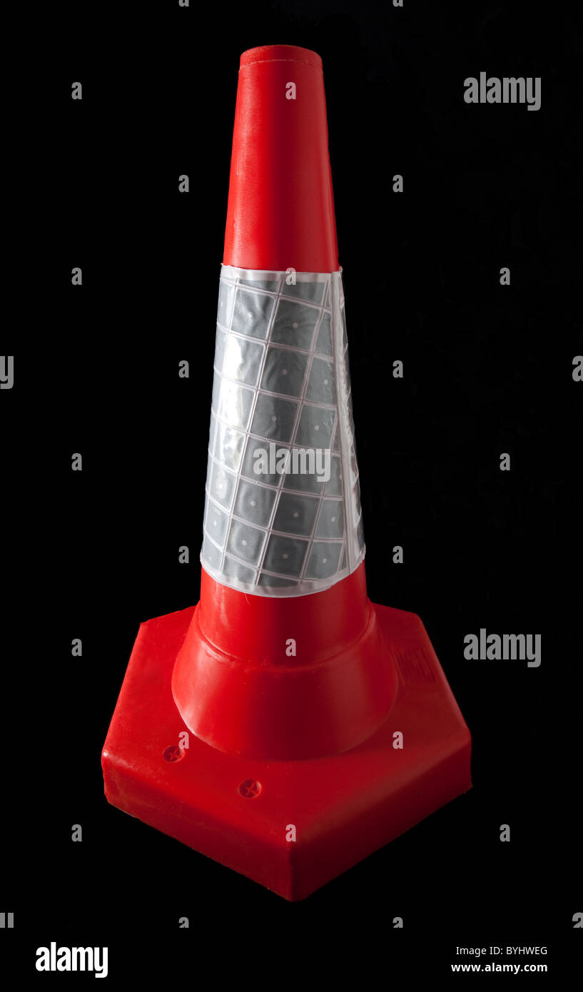 Rubber Traffic Cones Black