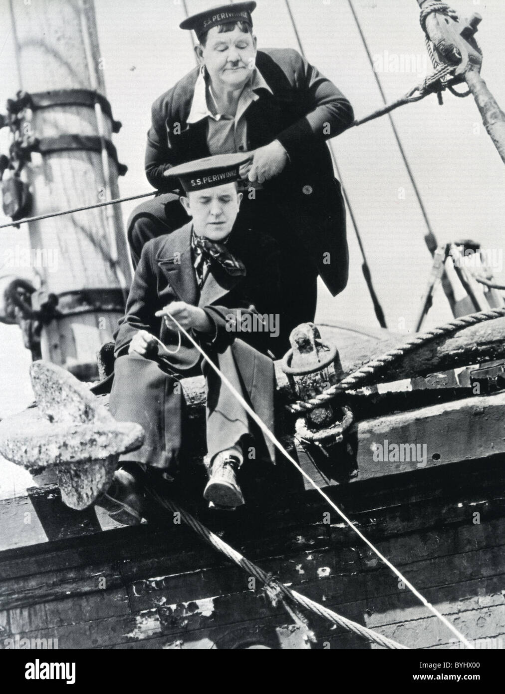 OUR RELATIONS 1936 Hal Roach/MGM film with Oliver Hardy (top) and Stan ...