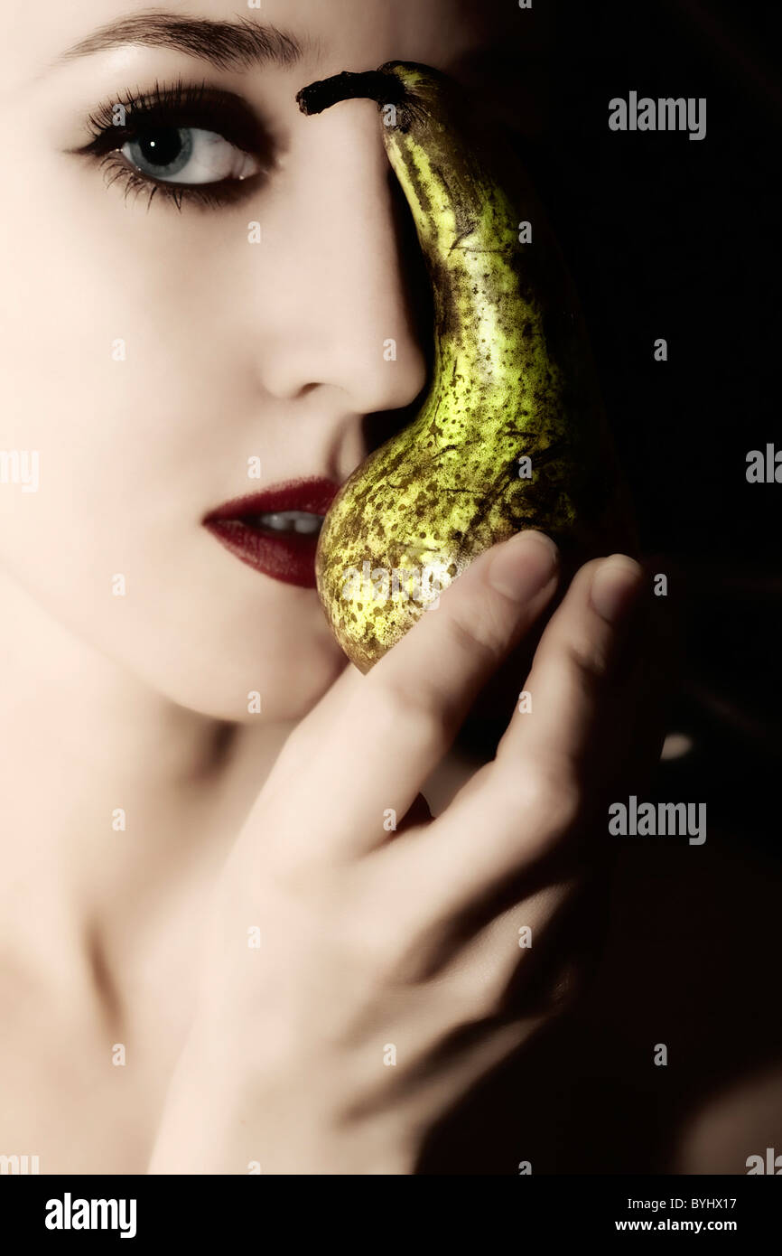 Portrait of pear hi-res stock photography and images - Alamy