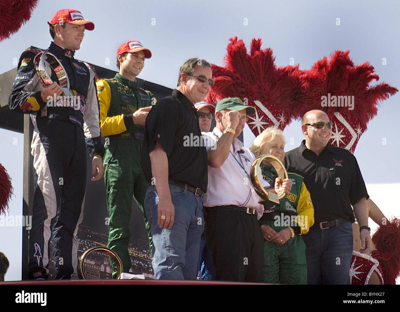 Robert Doornbos, Will Power, Paul Tracy, Dale Jensen, Brad Yonover ...