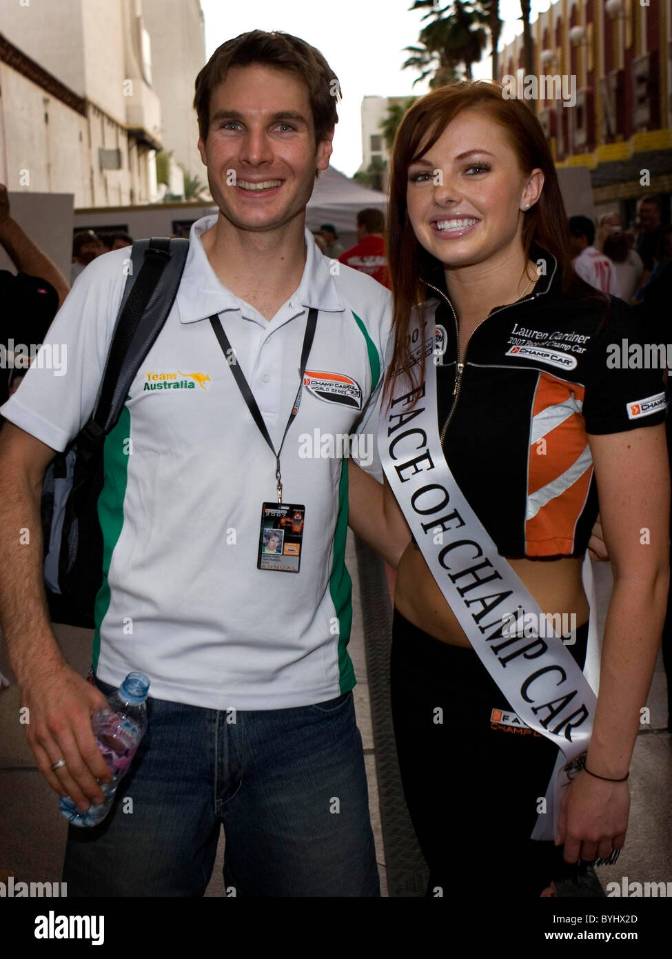 Will Power, Lauren Gardner Las Vegas Grand Prix Autograph Signing ...