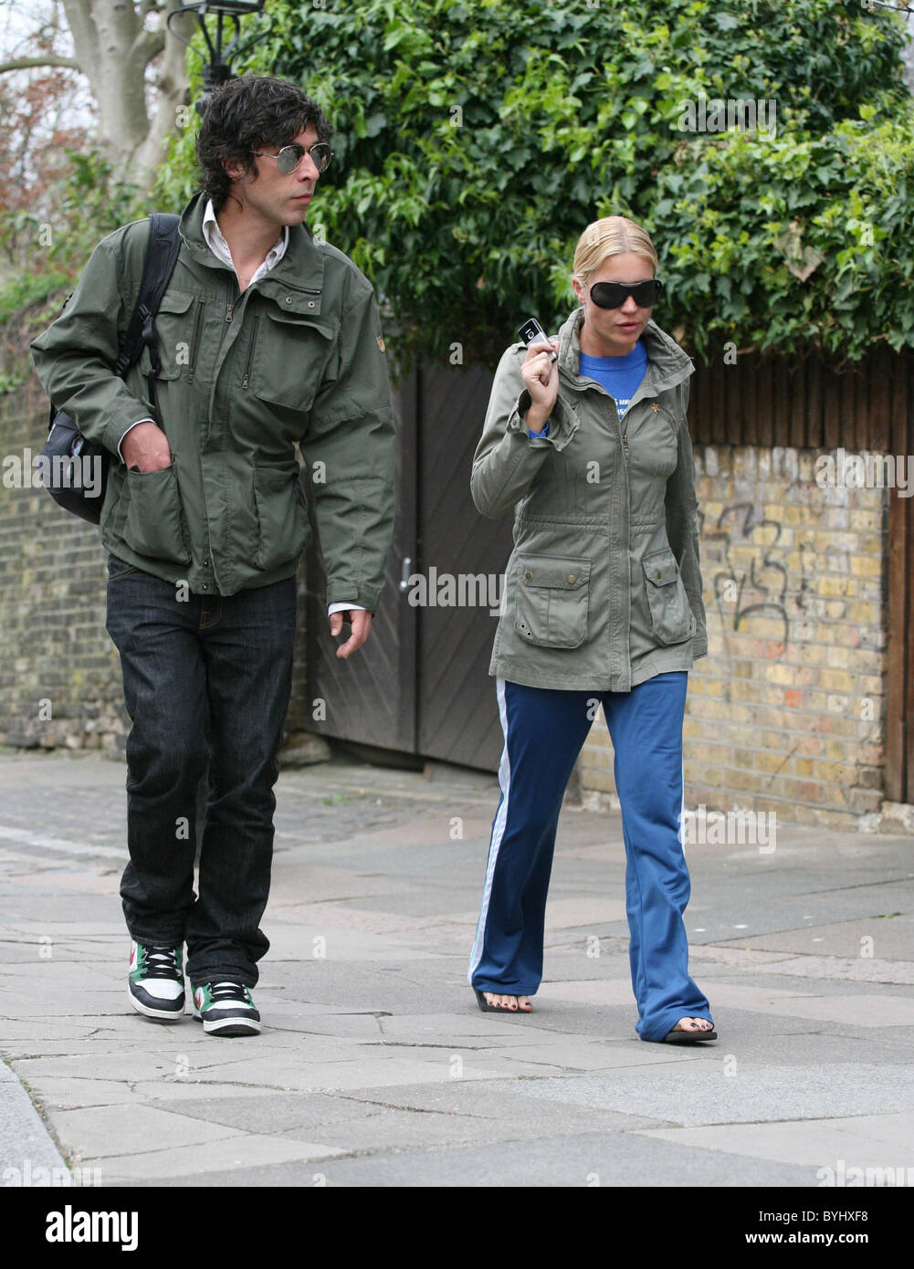 Denise Van Outen pictured for the first time with new boyfriend James ...