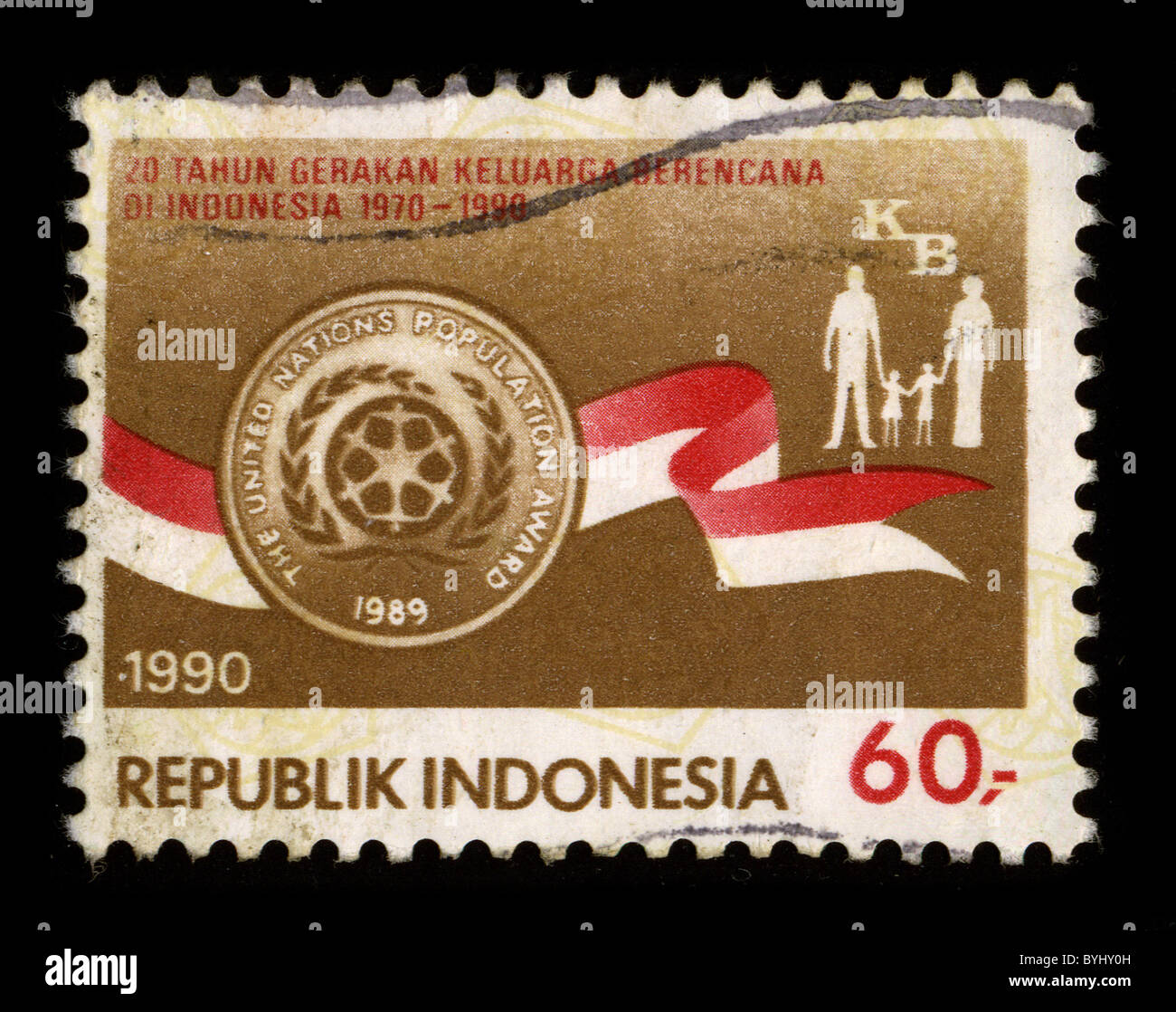 INDONESIA-CIRCA 1990:A stamp printed in INDONESIA shows image of the ...