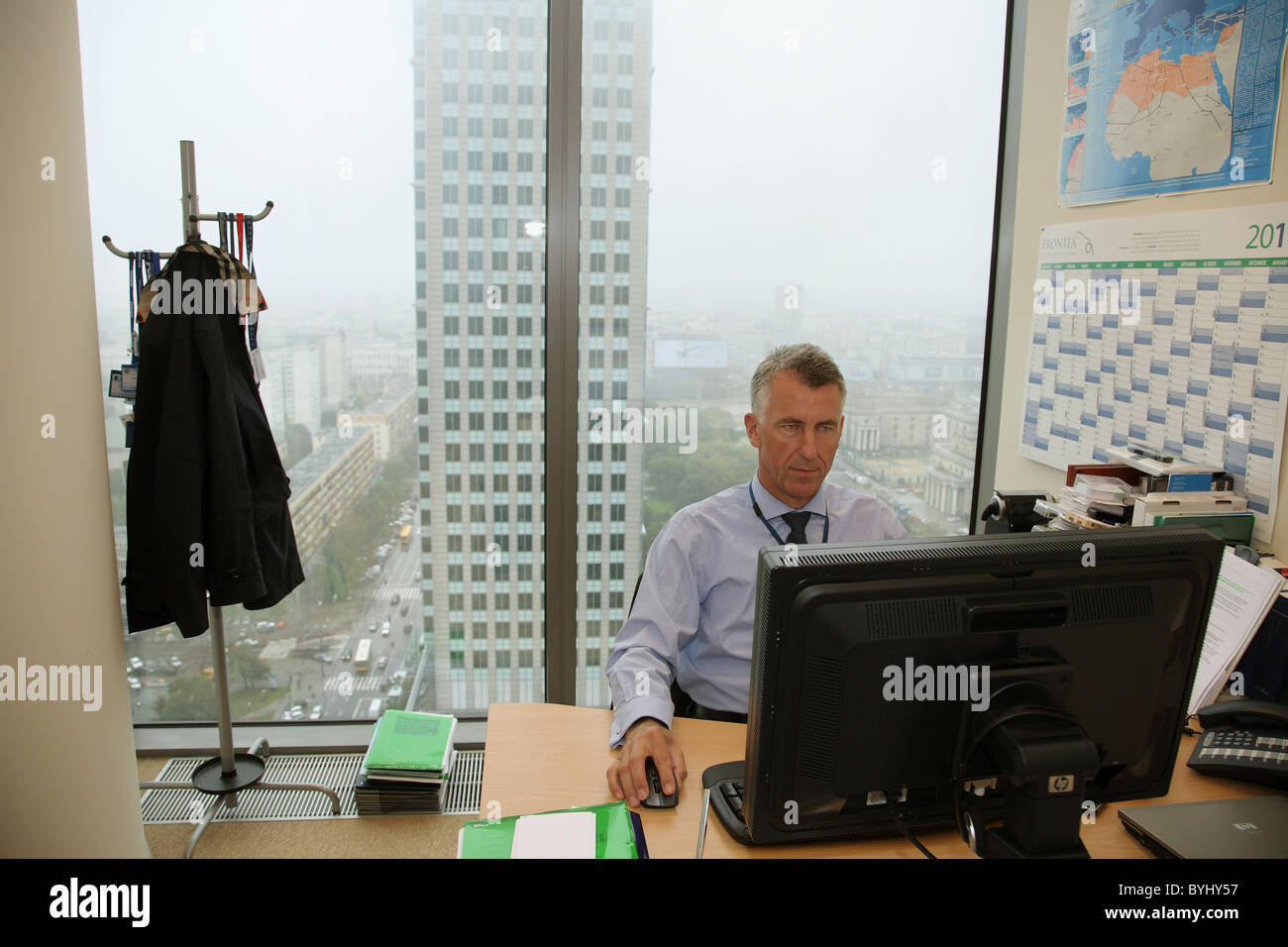 Office staff member hi-res stock photography and images - Alamy