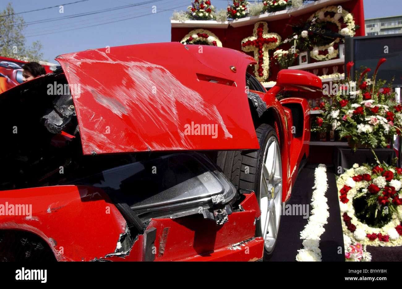 MEMORIAL SERVICE FOR RARE $1.2 MILLION DOLLAR ENZO FERRARI The now ...
