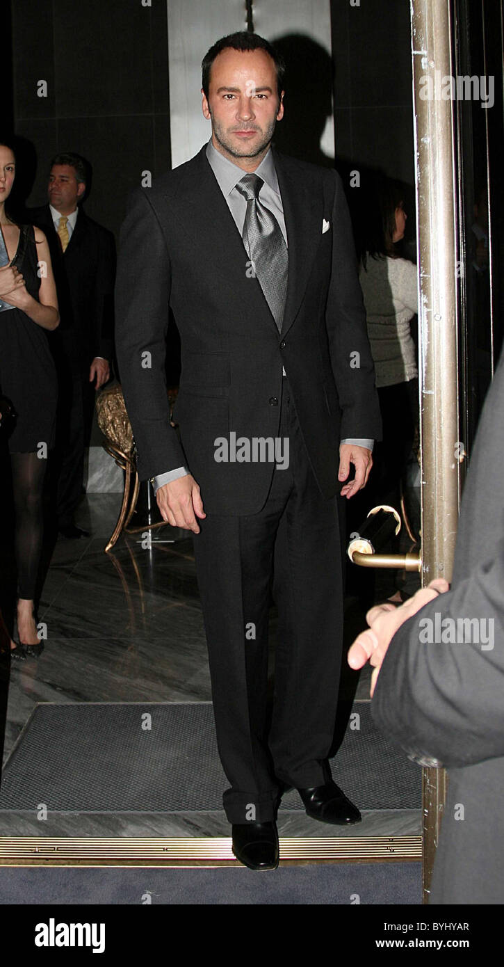 Tom Ford at the opening of his new store on Madison Avenue New York ...