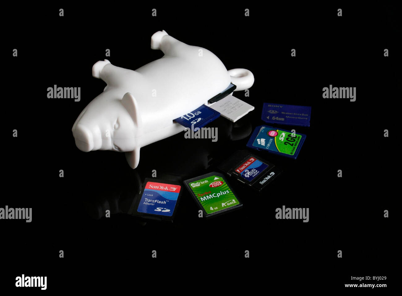 USB Piggy Card Reader Feed this Pig with your flash cards and watch it ...