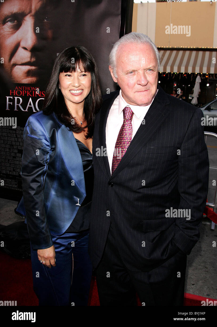 Stella Arroyave and Anthony Hopkins at the film premiere of 'Fracture ...