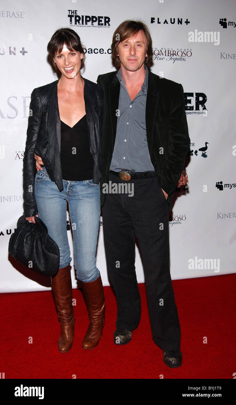 Jake Weber and guest Premiere of 'The Tripper' held at the Hollywood ...