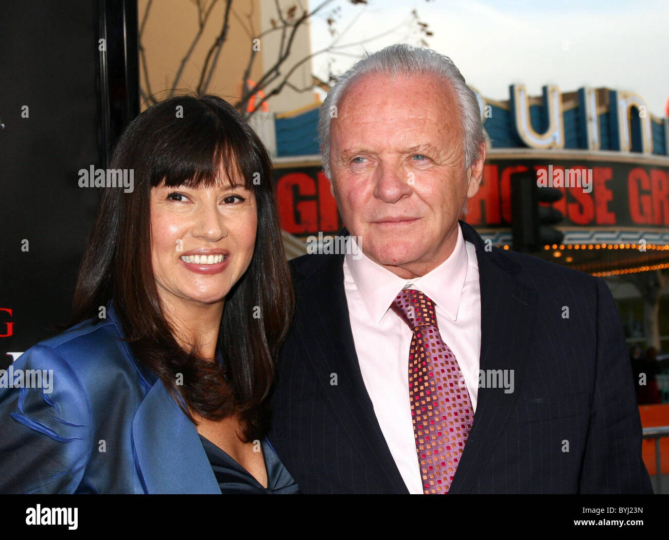 Stella Arroyave and Anthony Hopkins Los Angeles premiere of 'Fracture ...