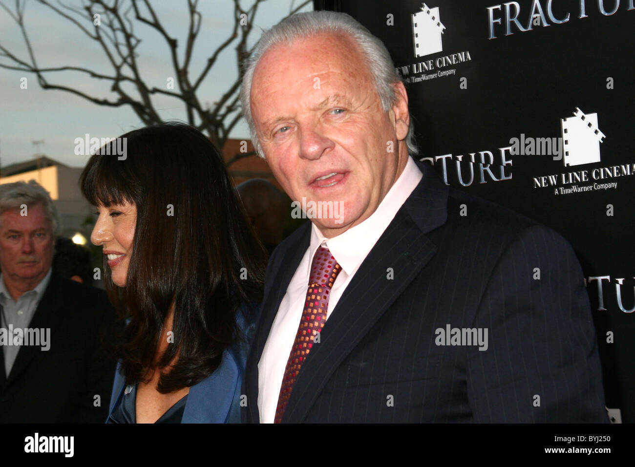 Stella Arroyave and Anthony Hopkins Los Angeles premiere of 'Fracture ...