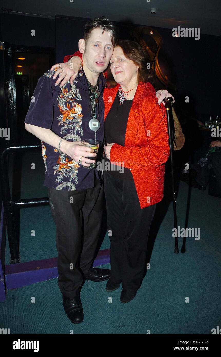Shane MacGowan and his mother Therese McGowan at the launch of Victoria ...