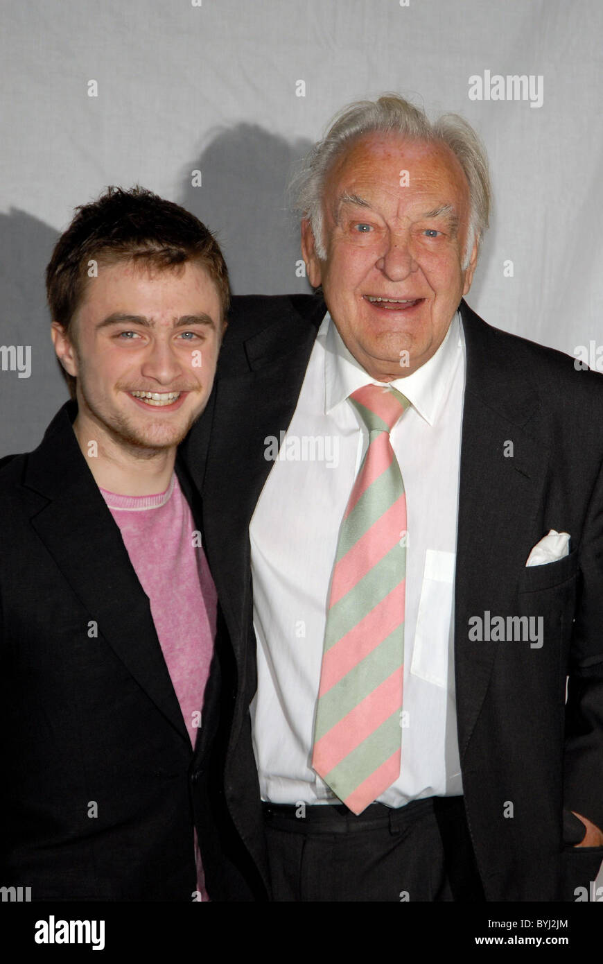 Daniel Radcliffe and Sir Donald Sinden STR Theatre Book Prize for 2006 ...