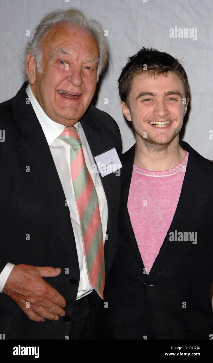Sir Donald Sinden and Daniel Radcliffe STR Theatre Book Prize for 2006 ...