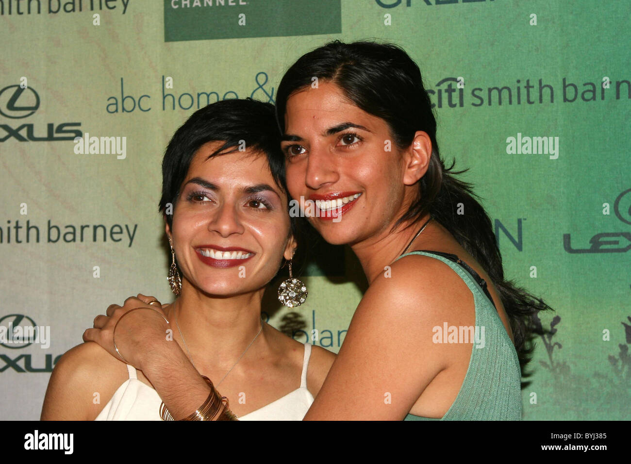Simran Sethi and her sister The Green Launch Party held at ABC Carpet ...