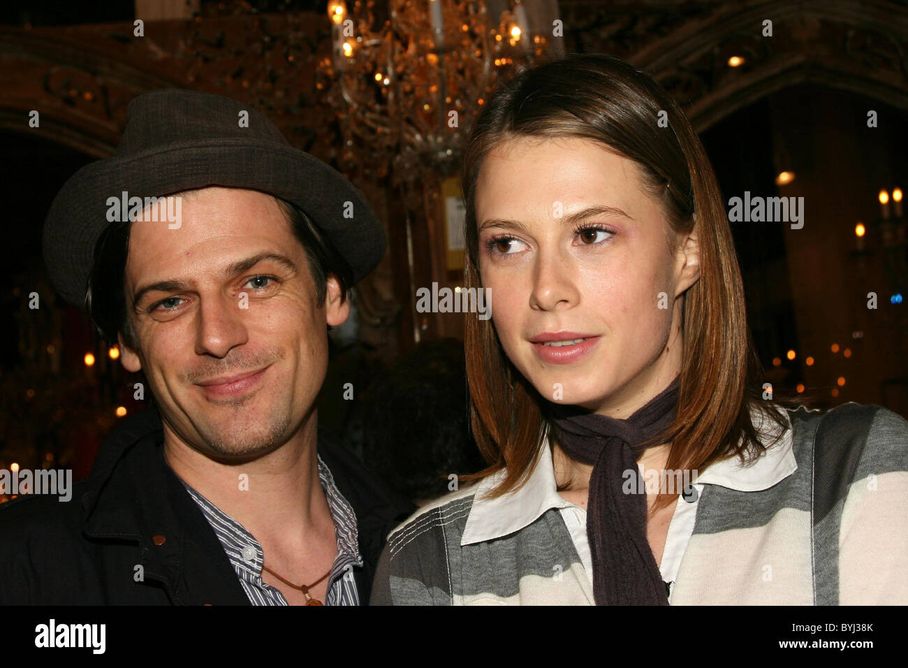 Electra Wiedermann and guest The Green Launch Party held at ABC Carpet ...