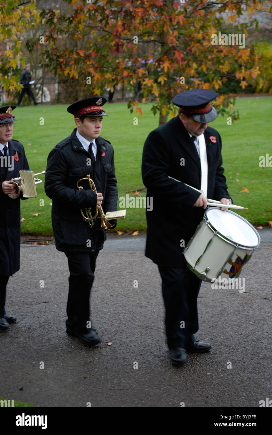 Salvation Army Band Members Instruments High Resolution Stock ...