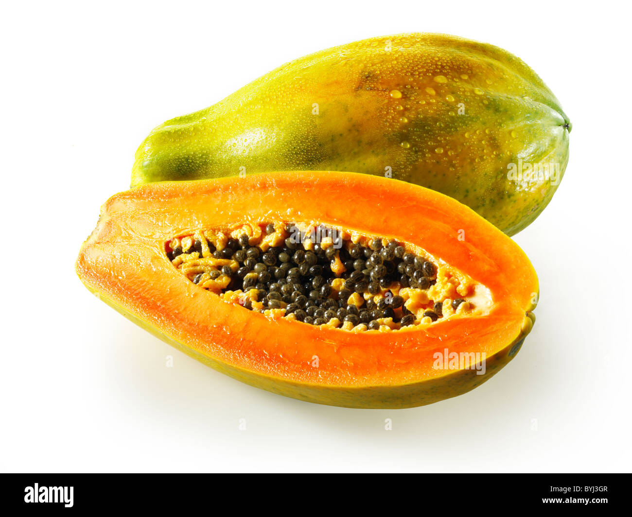 Fruit papaya culinary food papaw pawpaw fruits Cut Out Stock Images ...