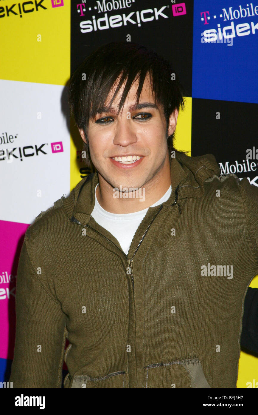 Fall Out Boy's bassist Pete Wentz T-Mobile Sidekick iD Launch Party ...