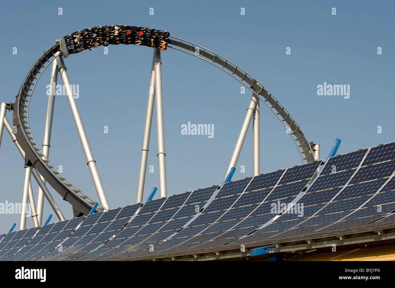 Silver Star at Europa-Park in Rust, Germany Stock Photo - Alamy
