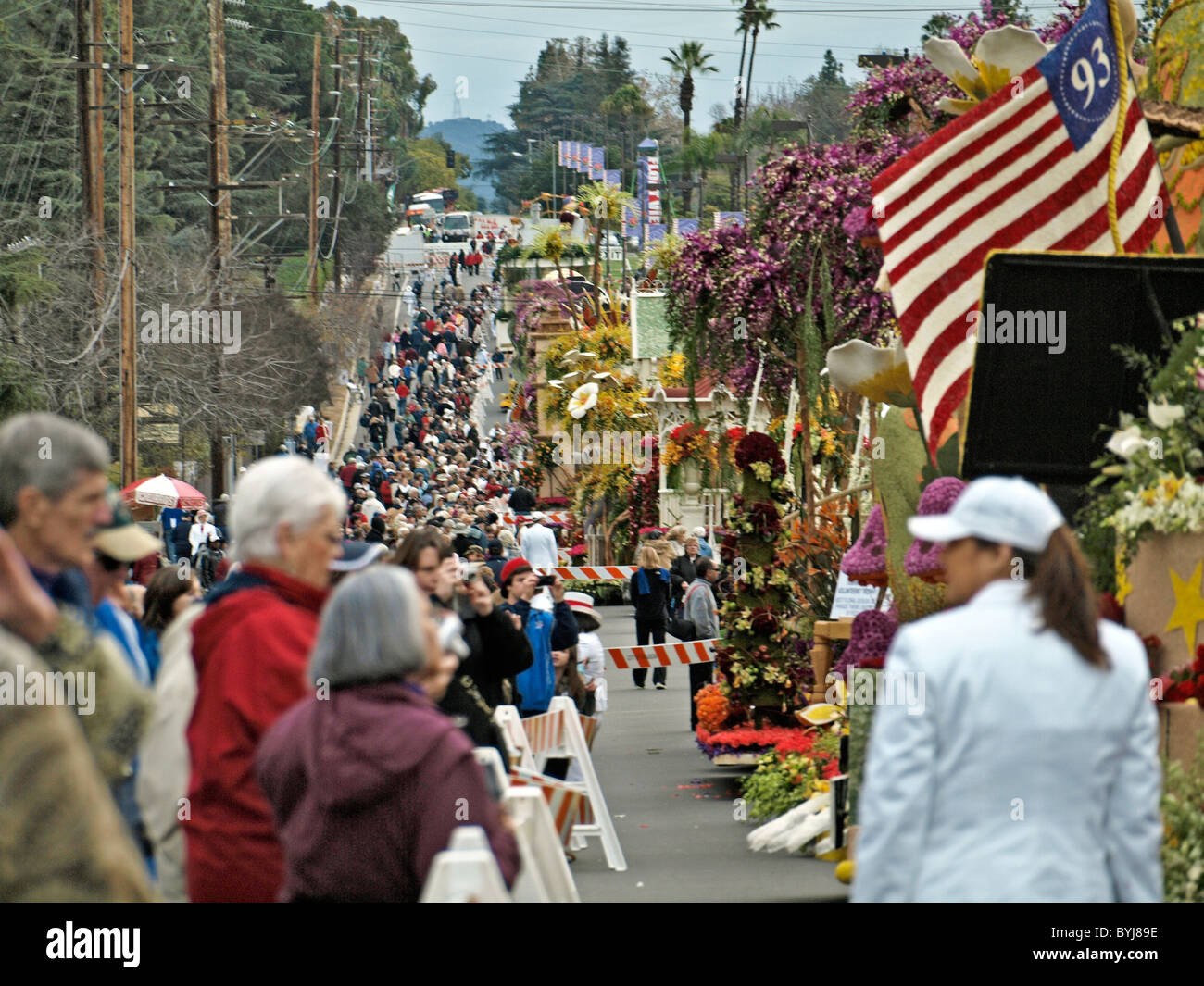 Rose Parade float viewing on January 2, 2011 one day following the ...