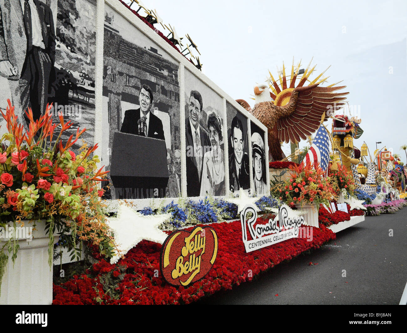 Rose Parade float "Ronald Reagan. Inspired Freedom. Changed the World ...