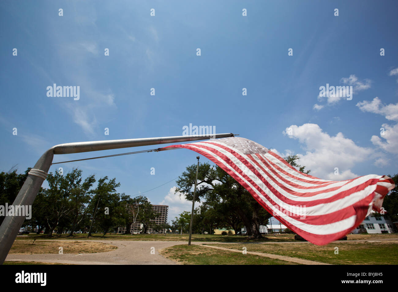 Bent flagpole hi-res stock photography and images - Alamy