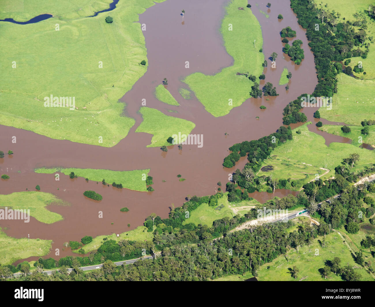 mary river floods Stock Photo - Alamy