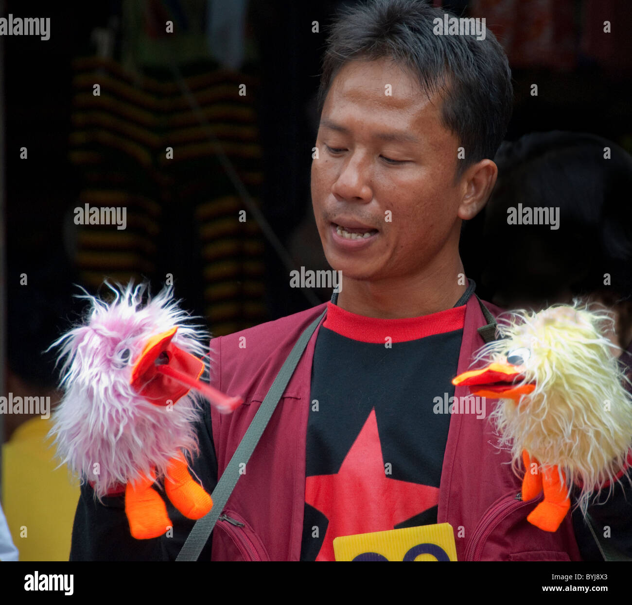 Puppets in Bangkok market Stock Photo - Alamy