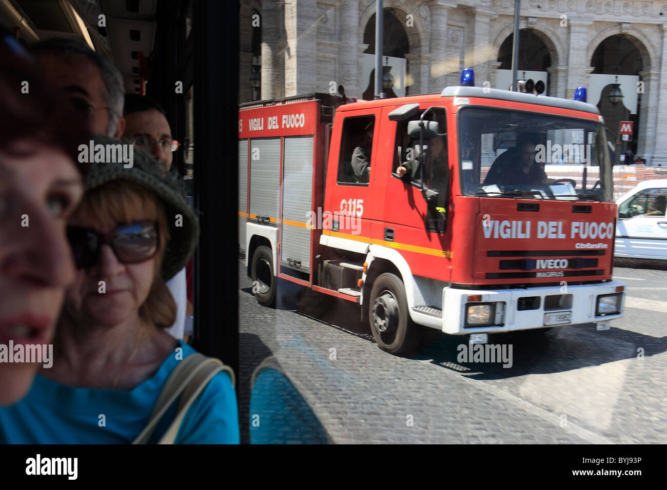 Roman fire engine hi-res stock photography and images - Alamy