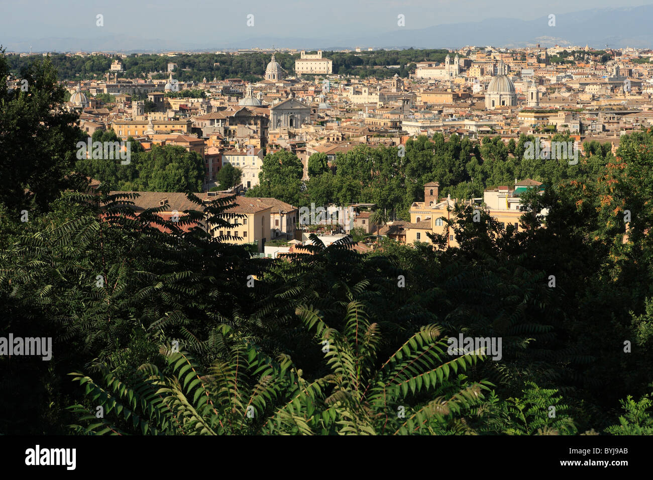 View from the Gianicolo Hill, Rome, Italy Stock Photo - Alamy