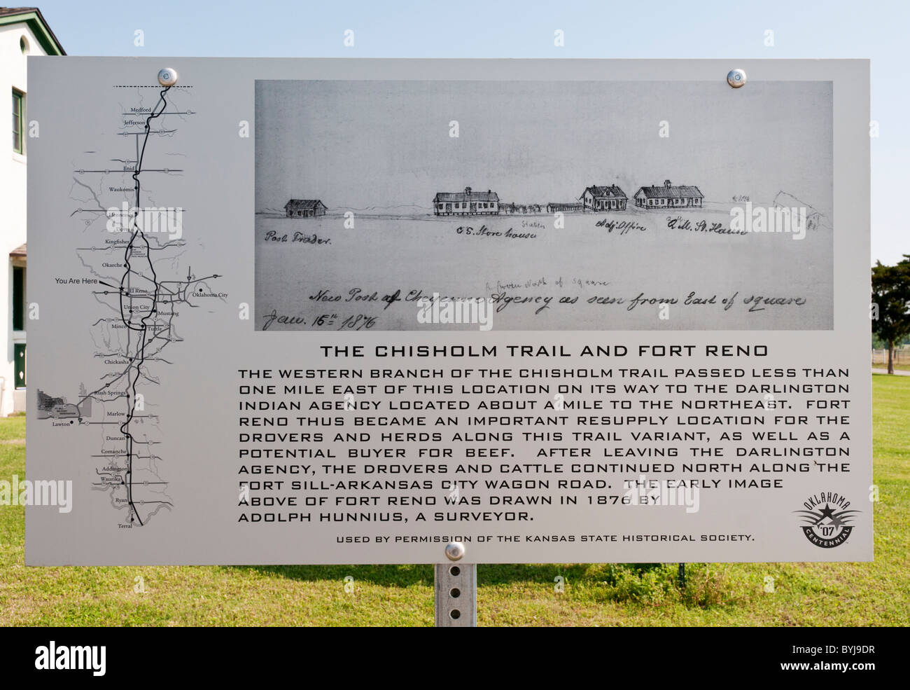 Oklahoma el reno historic fort hi-res stock photography and images - Alamy