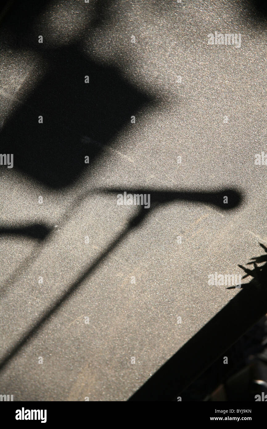 Shadow of microphone Stock Photo - Alamy