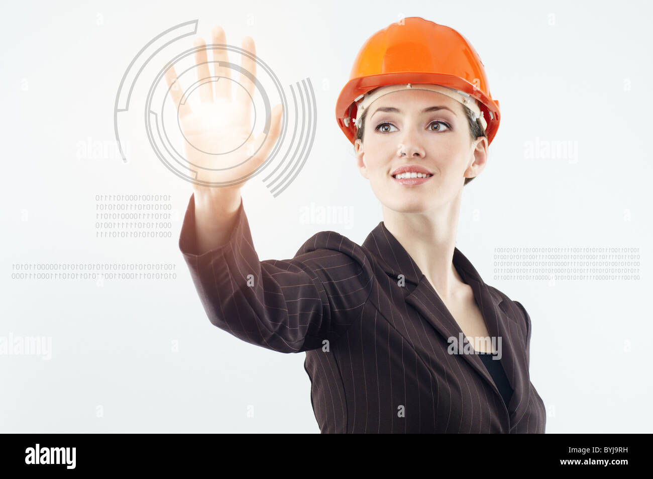successful person making use of innovative technologies Stock Photo - Alamy