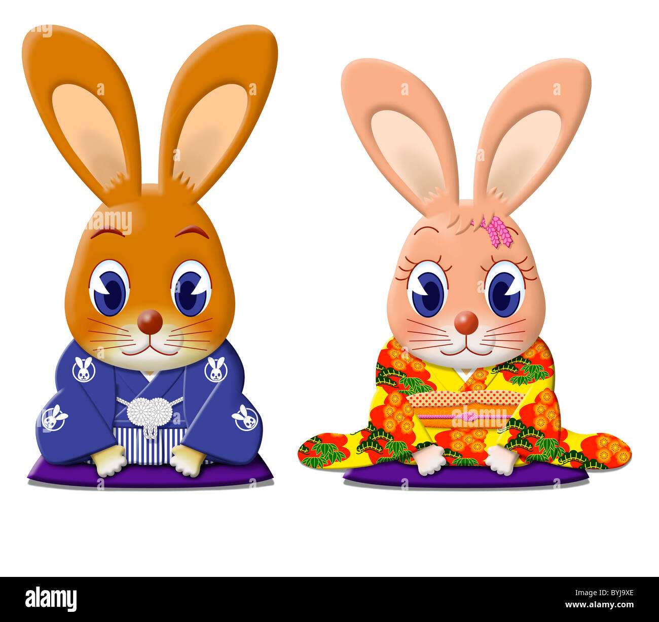 Year of The Rabbit (Zodiac Stock Photo - Alamy