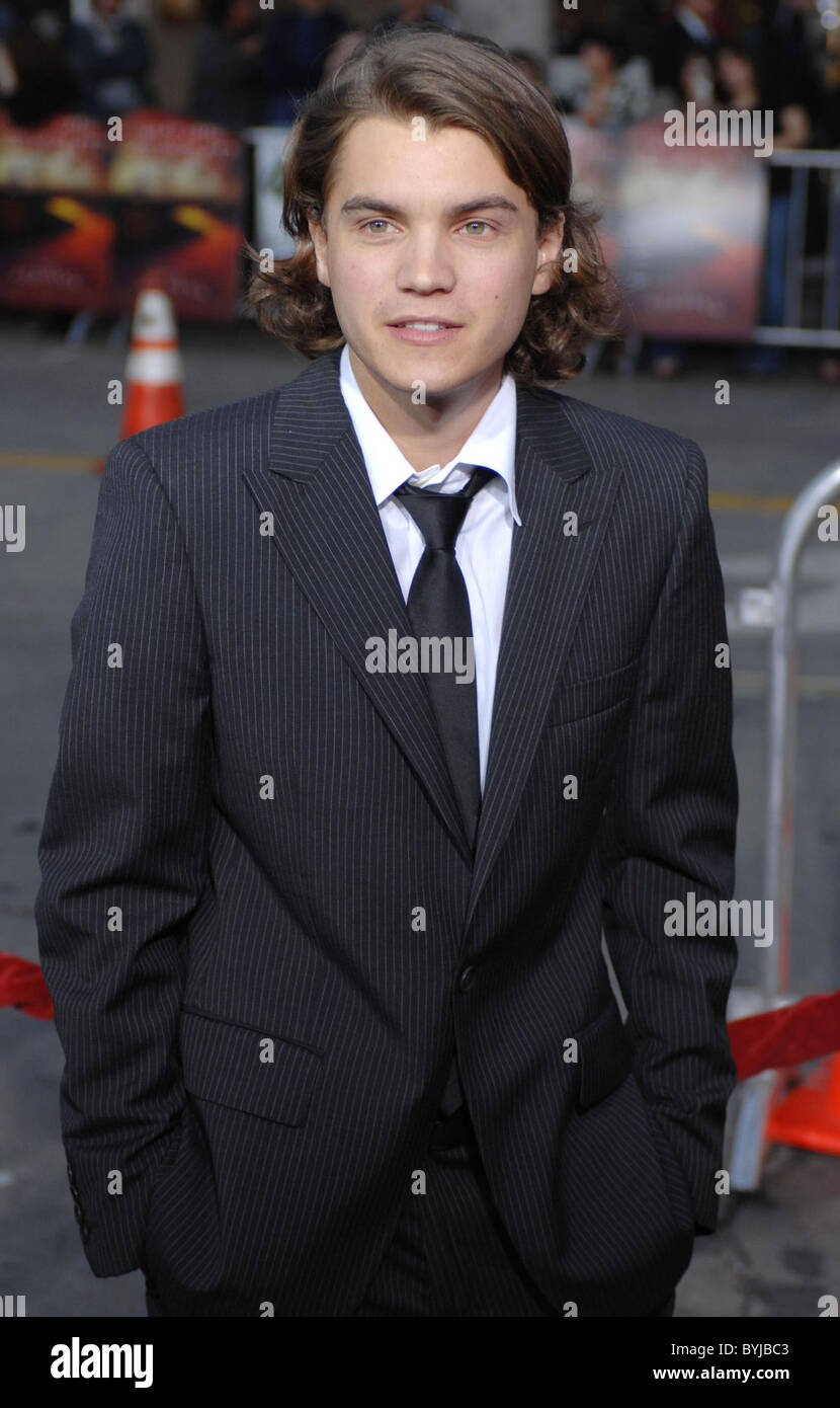 Emile Hirsch Los Angeles premiere of ' The Reaping ' held at the Mann ...