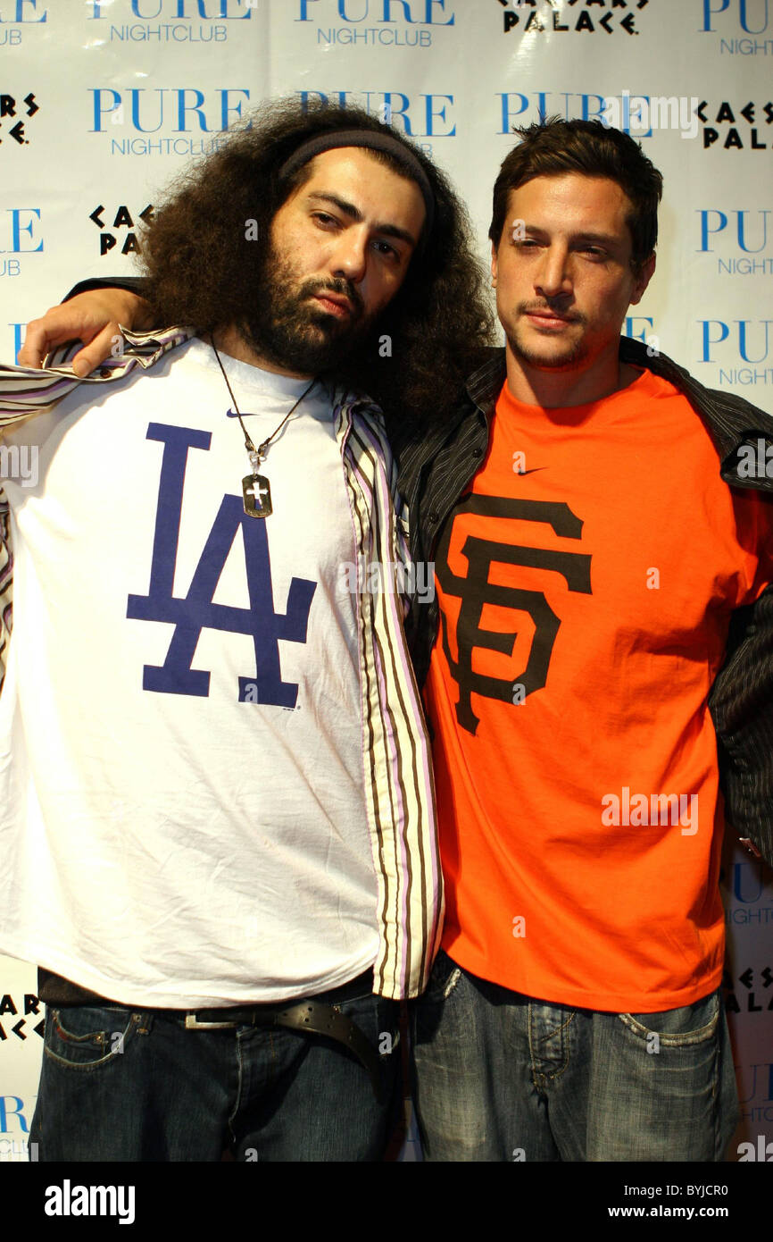 Simon Rex DJ AM's birthday party at Pure Night Club Las Vegas, Nevada ...