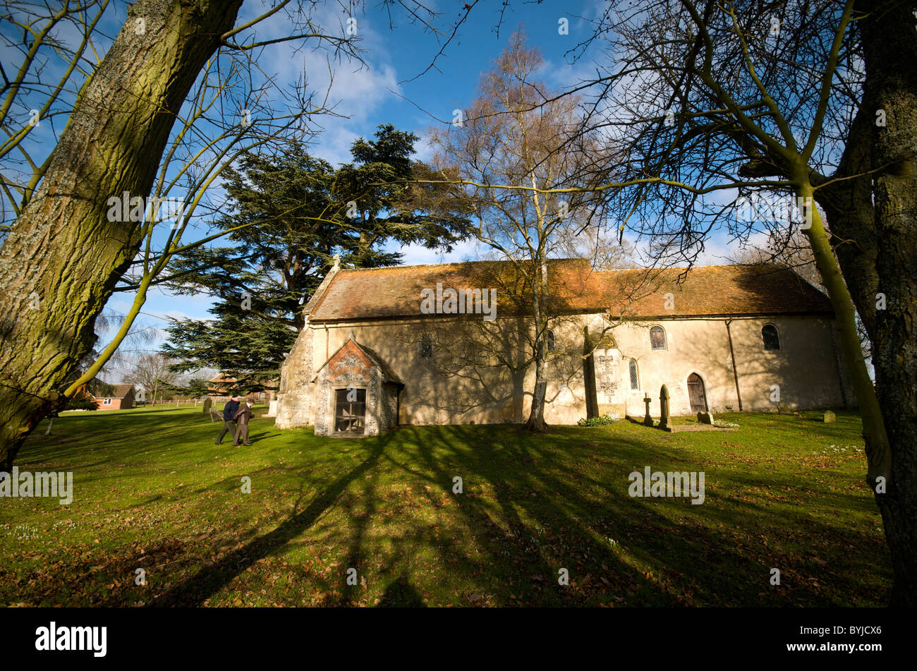 Avington Church Berkshire UK Stock Photo - Alamy